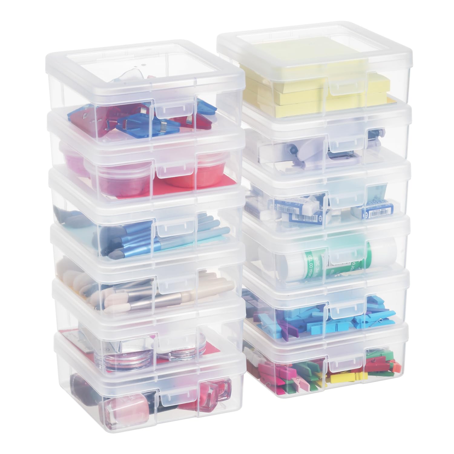 Snapklik.com : OMNISAFE 12 Pack Small Colored Plastic Hobby Art Craft ...