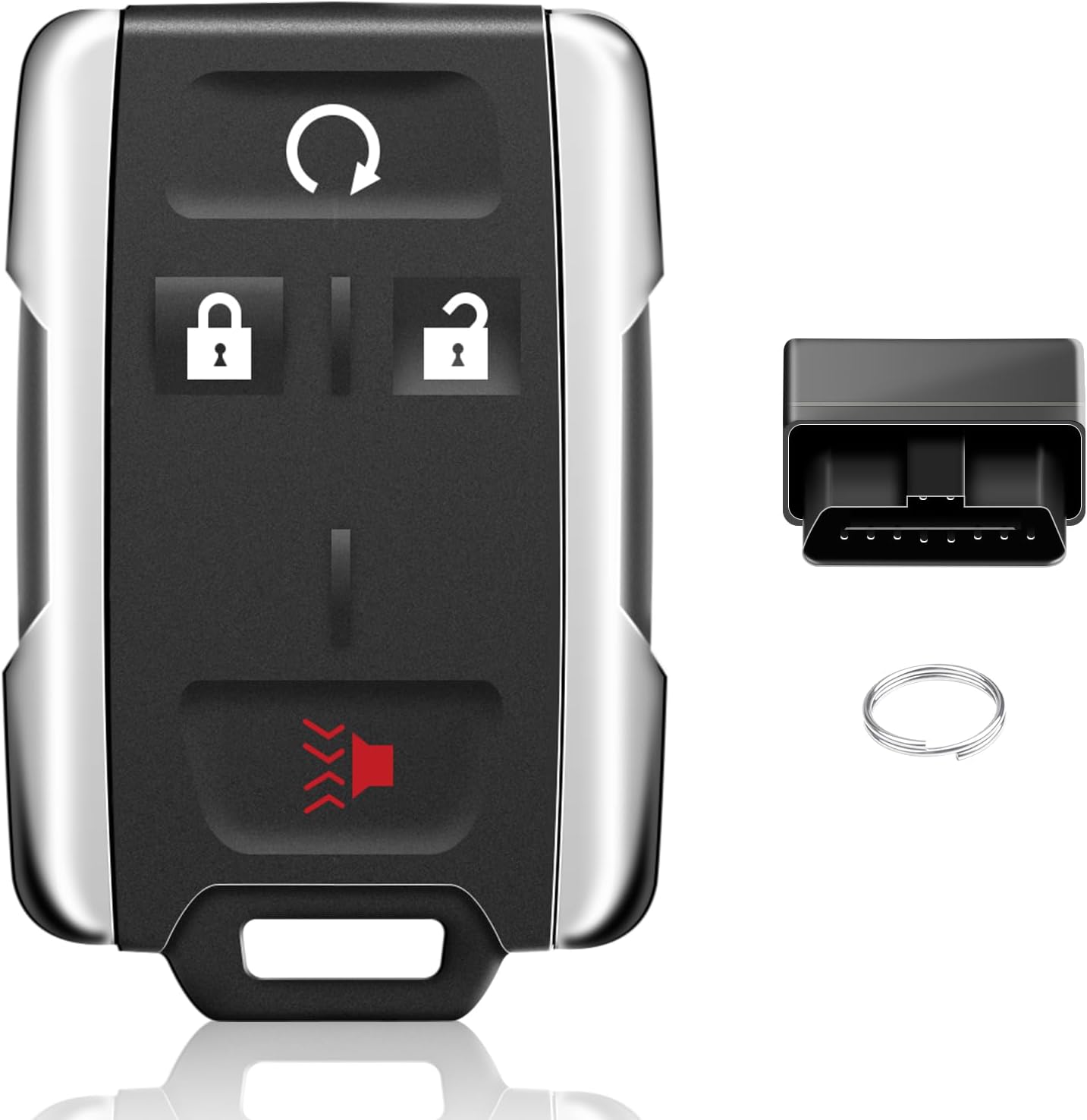 Amazon.com: Nrgedzam Key Fob Replacement for 2014-2018 Chevy Silverado ...