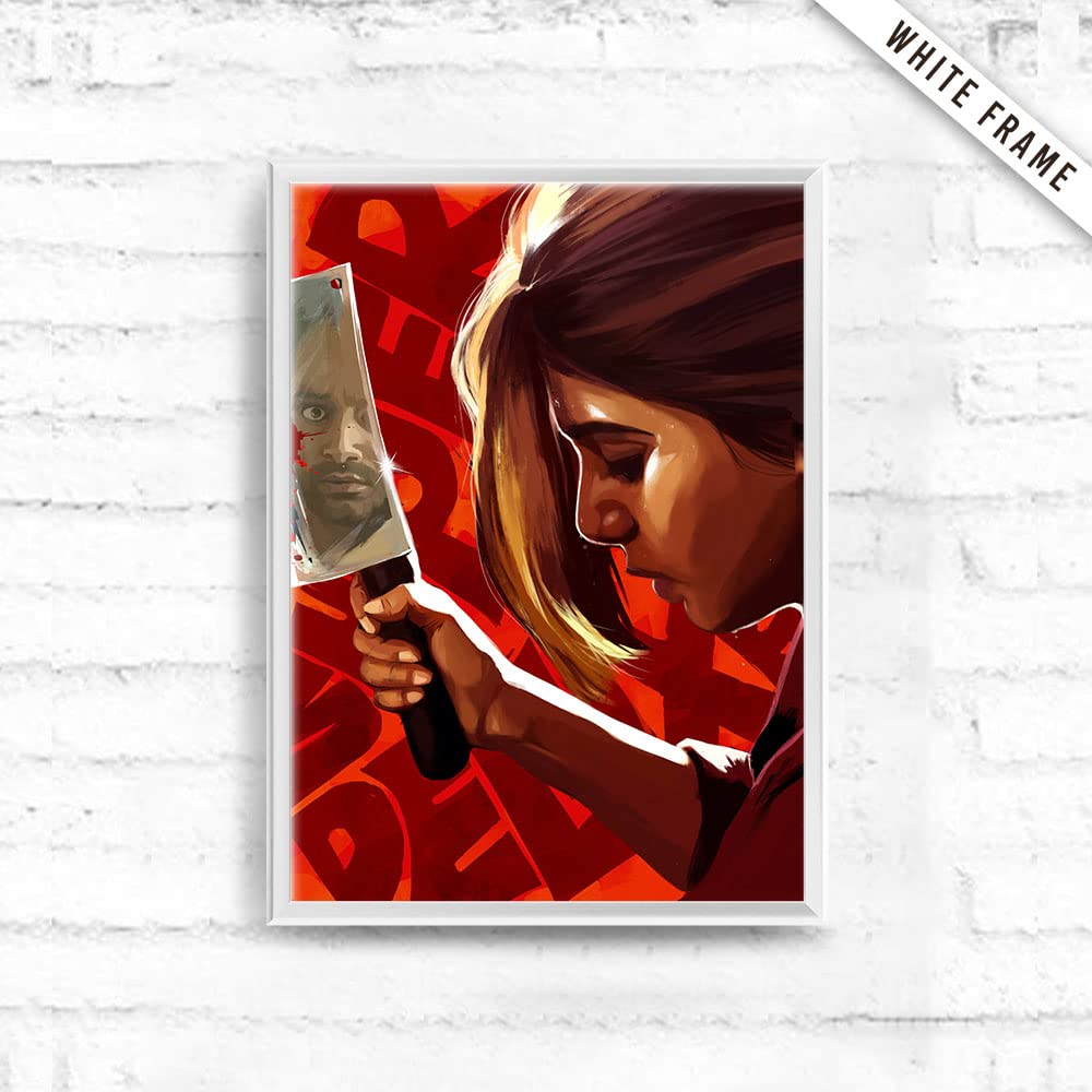 Fully Filmy Samantha - Super Deluxe Official Poster White Frame ...