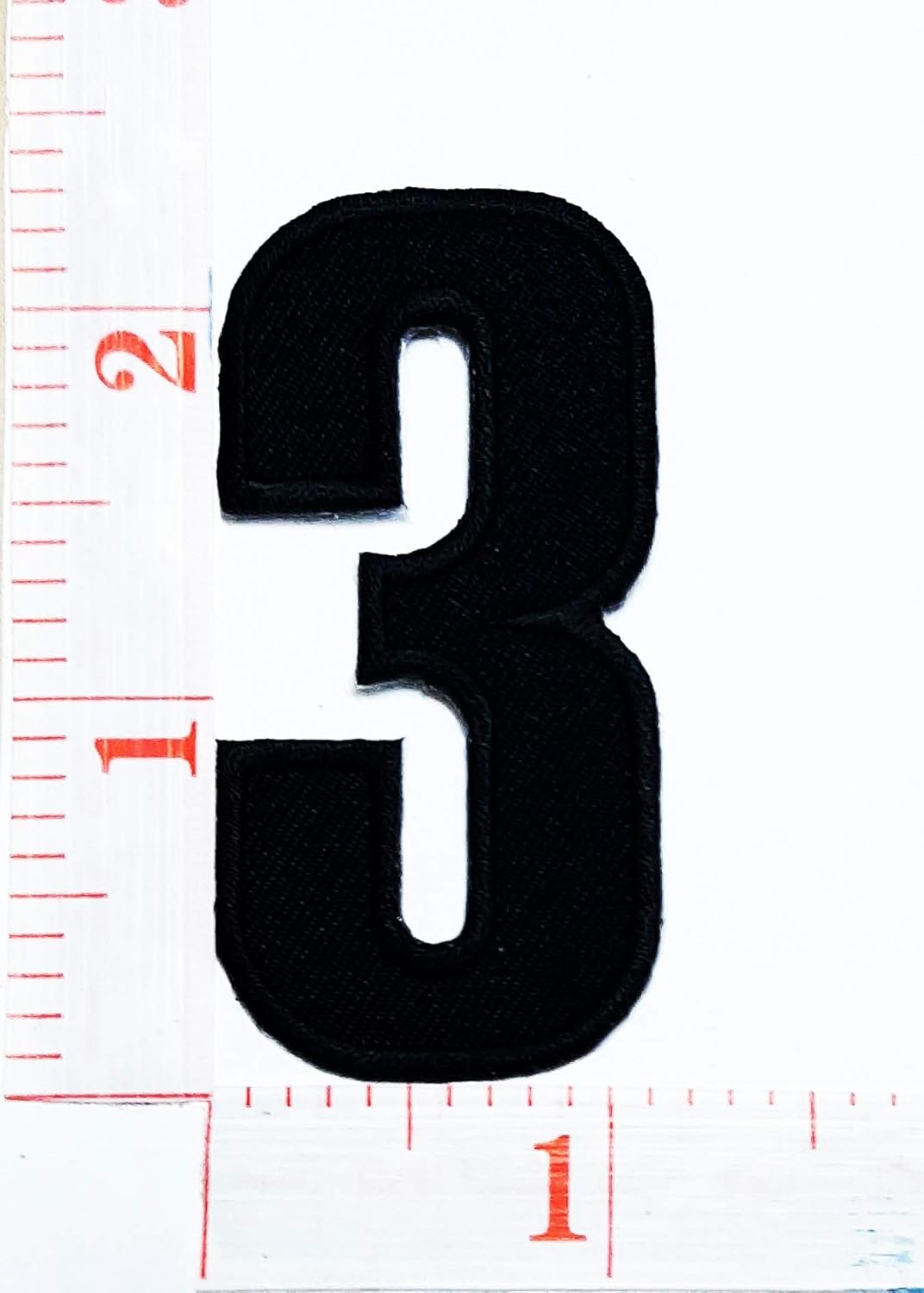 Amazon.com: (2.25 x 1 in) Blue Number No.3 Patch Number 0-9 Patch ...