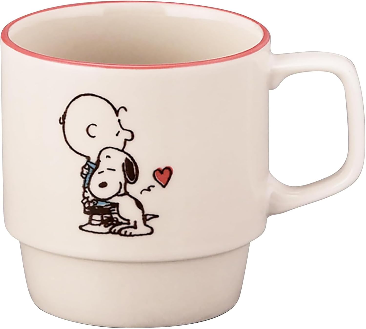 Amazon.co.jp: PEANUTS (ピーナッツ) スヌーピー マグカップ（チャーリーブラウン）スタッキング可直径8.5cm×高さ8.5cm(340ml) 電子レンジ 食洗機対応 美濃 ...