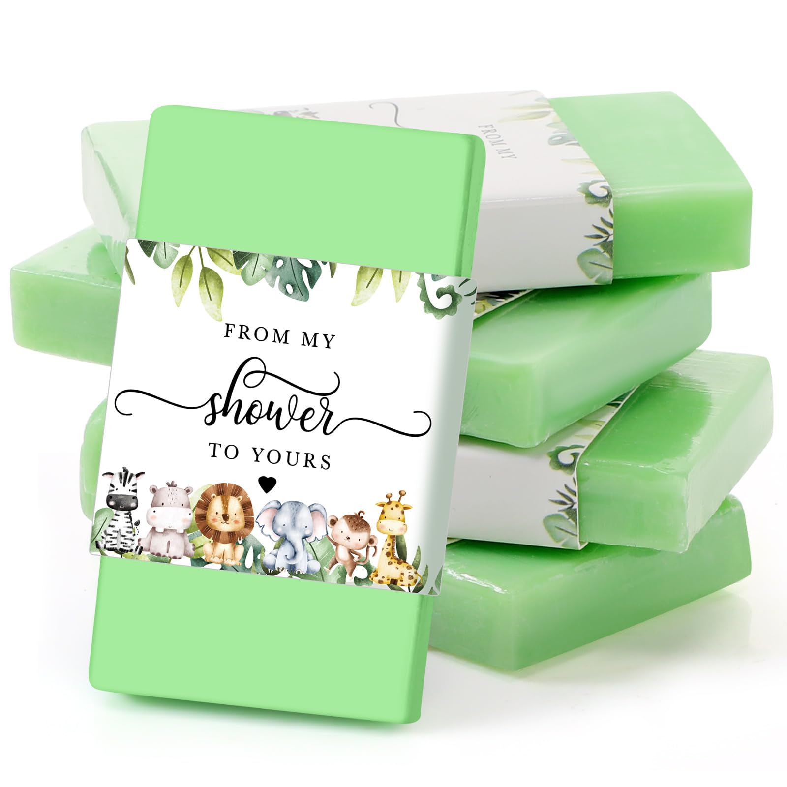 Amazon.com: Demissle 50 Pcs Baby Shower Soap Favors with Jungle Safari ...