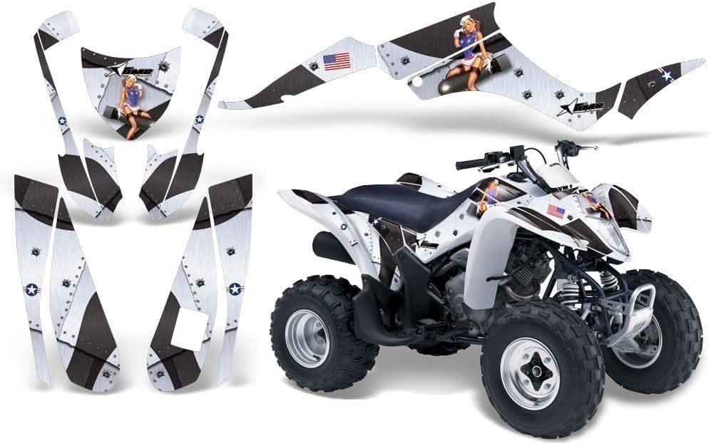 Amazon.com: AMR Racing ATV Graphics kit Sticker Decal Compatible with ...