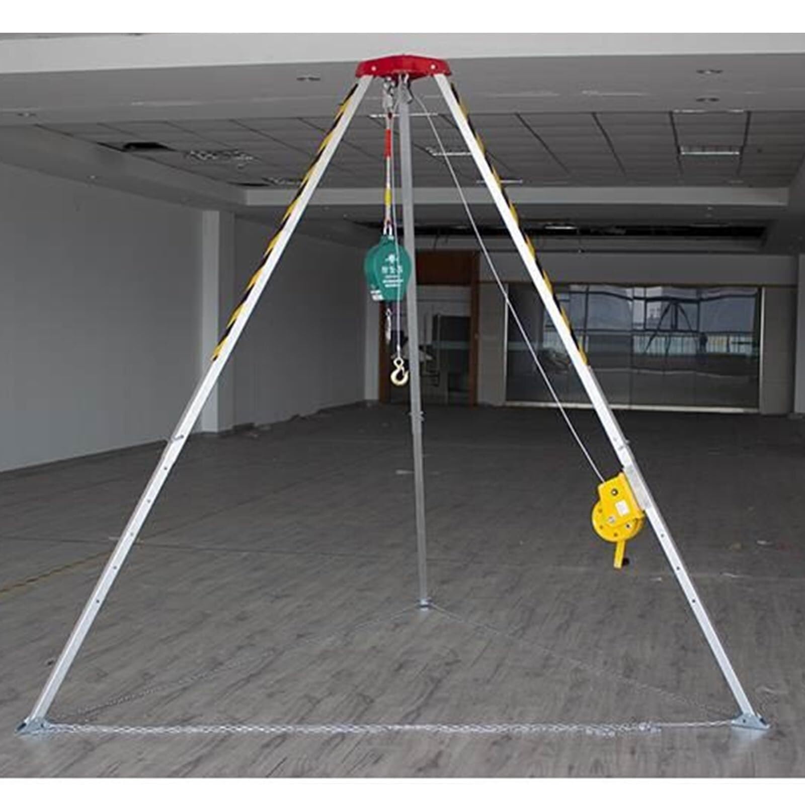 Underground Hoists Heavy Duty Tripod Hoist For Lifting And Rescue,