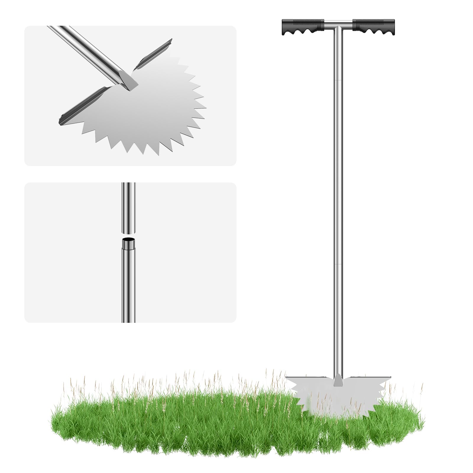 Snapklik.com : Edger Lawn Tool Half Moon Manual Lawn Edger Stainless ...