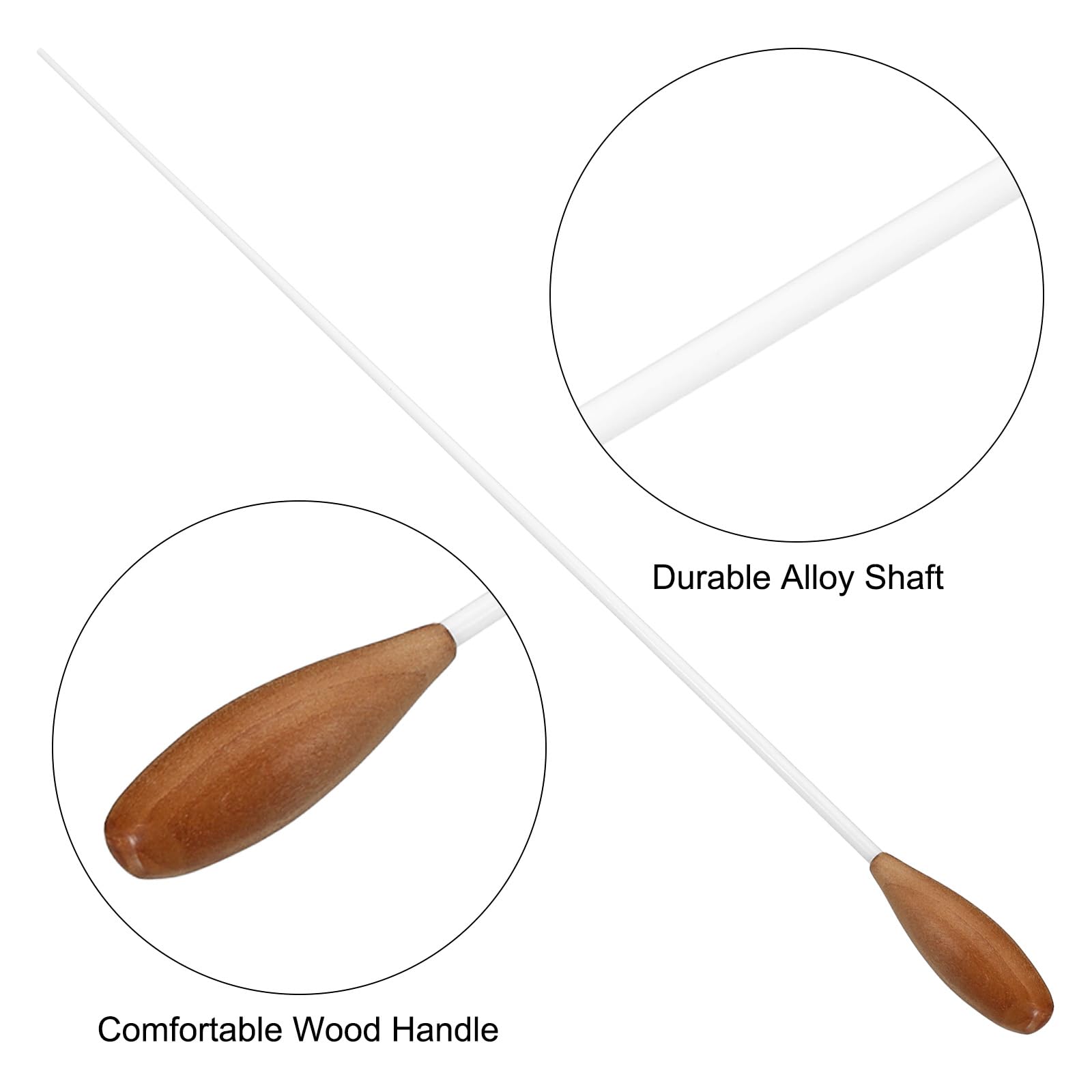 PATIKIL 39cm/15inch Music Conductor Baton, Orchestra Baton Wood Handle ...