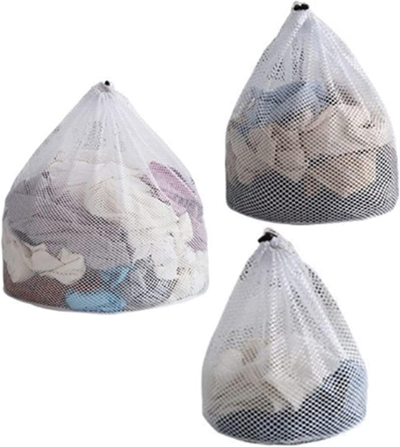 Mesh Laundry Bags,3 Pcs Drawstring Washing Machine Bag,Washing Bags ...