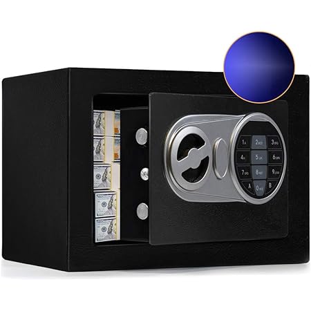JUGREAT Safe Box with Induction Light,Electronic Digital Security Safe ...
