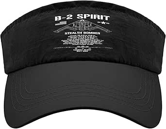 Amazon.com: B-2 Spirit Stealth Bomber Dropping GBU-57 MOP Bombs Hat Sun ...