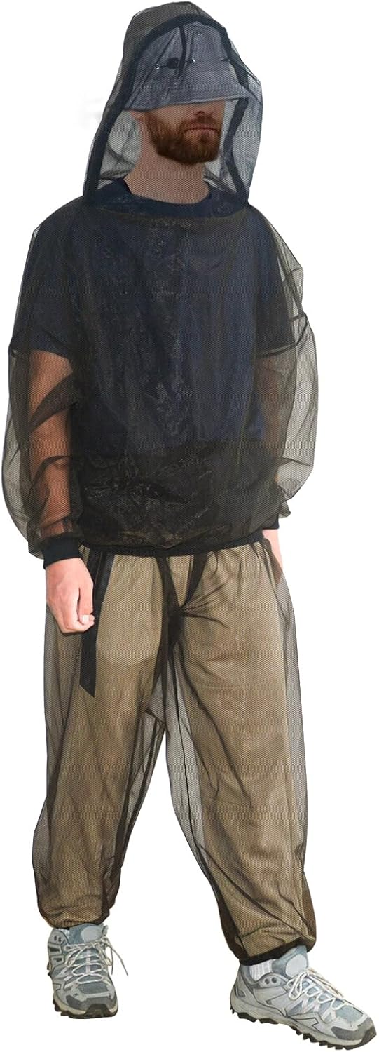 Amazon.com: Mosquito Suit - Net Pants & Jacket with Hood - Mesh Bug ...
