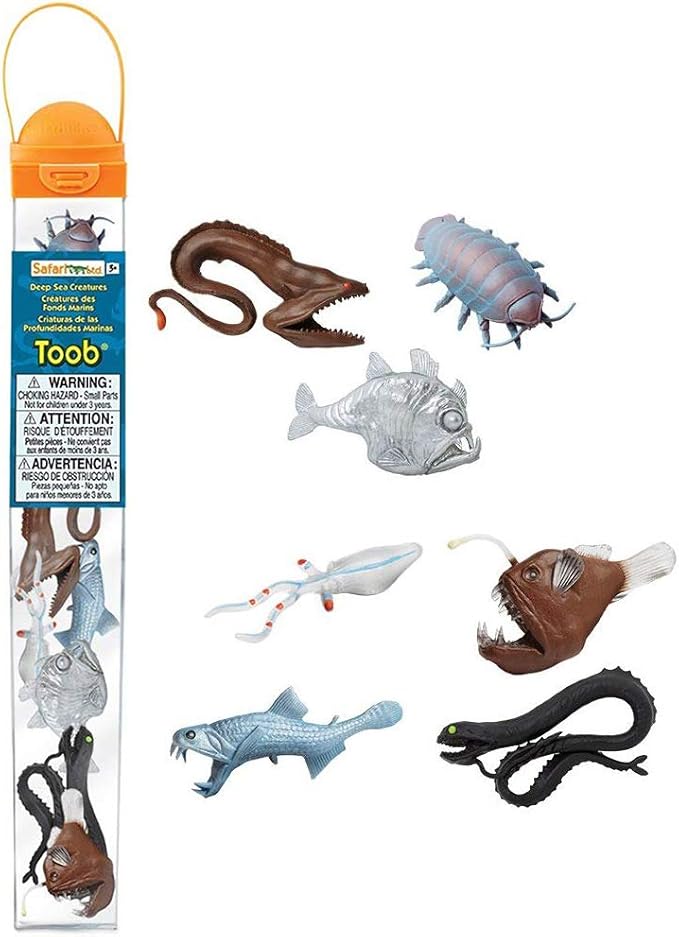 Amazon.com: Safari Ltd Deep Sea Creatures TOOB - 7 Mini Figurines ...