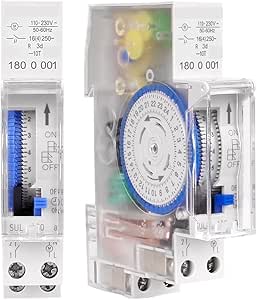 1pcs Mechanical 15-Minute 24-Hour Digital Timer Switch Relay SUL180a ...