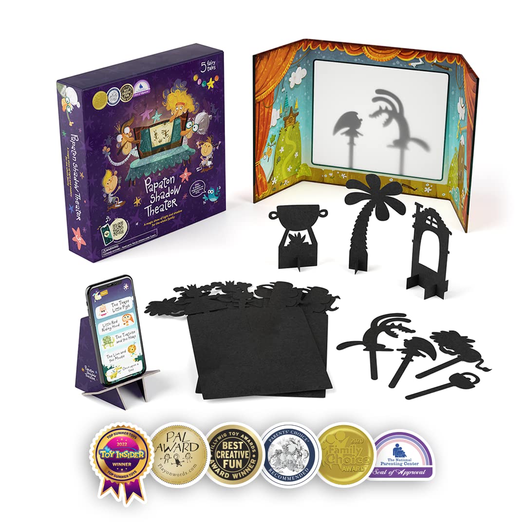 Buy PAPATON Shadow Puppet Theater - Create Shadow Puppet Show - Family ...