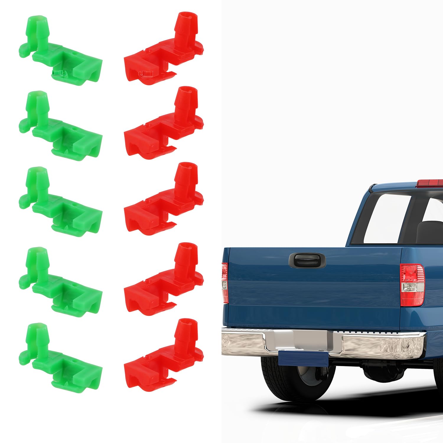 Amazon.com: 5 Pairs Tailgate Handle Rod Clip, Nylon Car Door Lock Rod ...