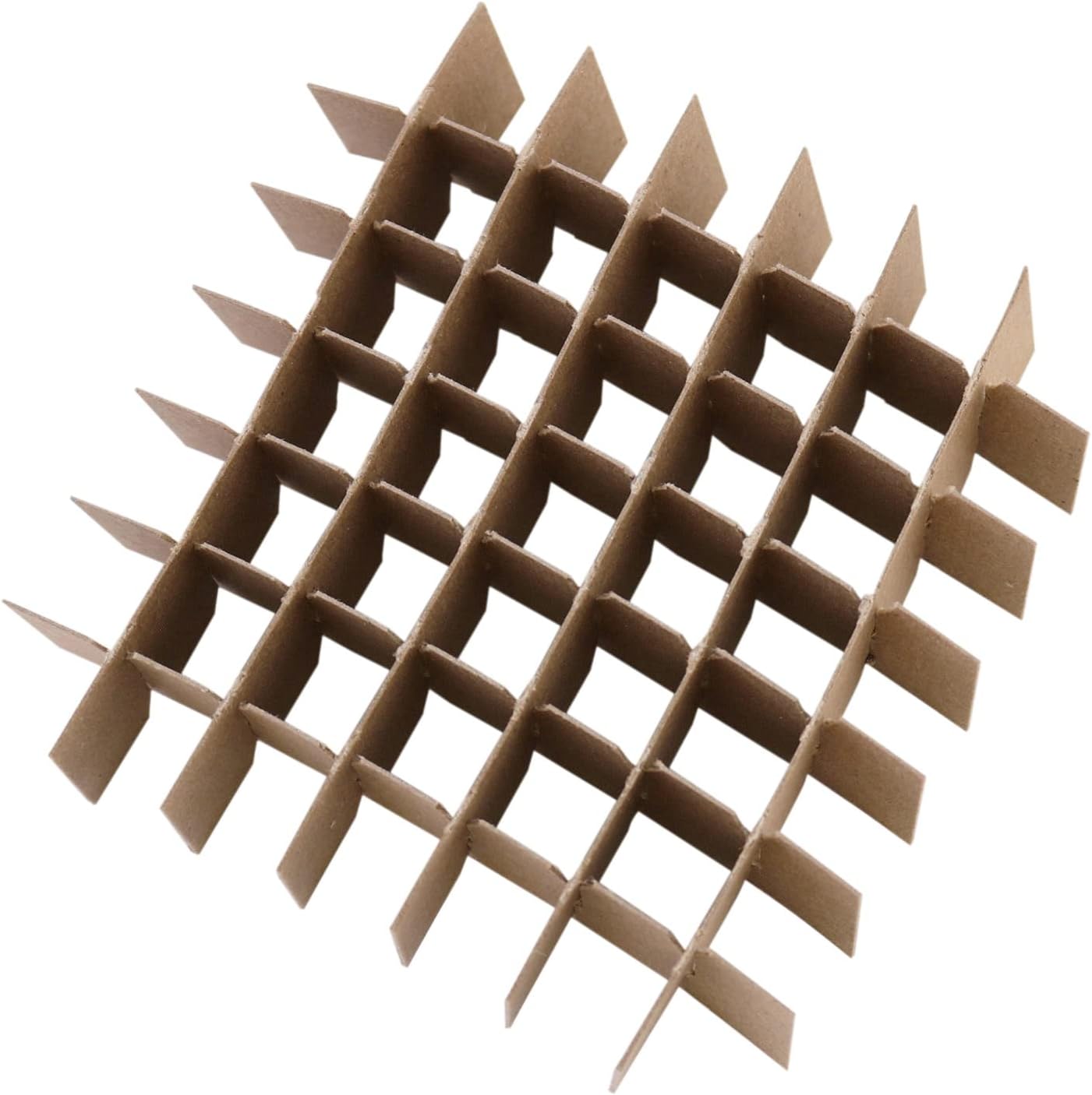 Cell Divider for Tube Storage Boxes, Cardboard, 7 x 7 Array, 16mm ...