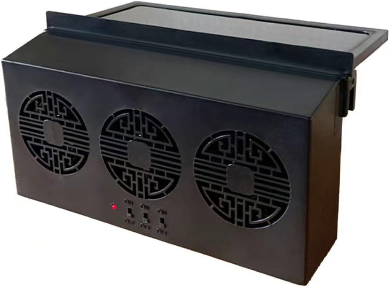 Amazon.com: Car Radiator Solar Powered Solar Car Ventilator Car Fan ...