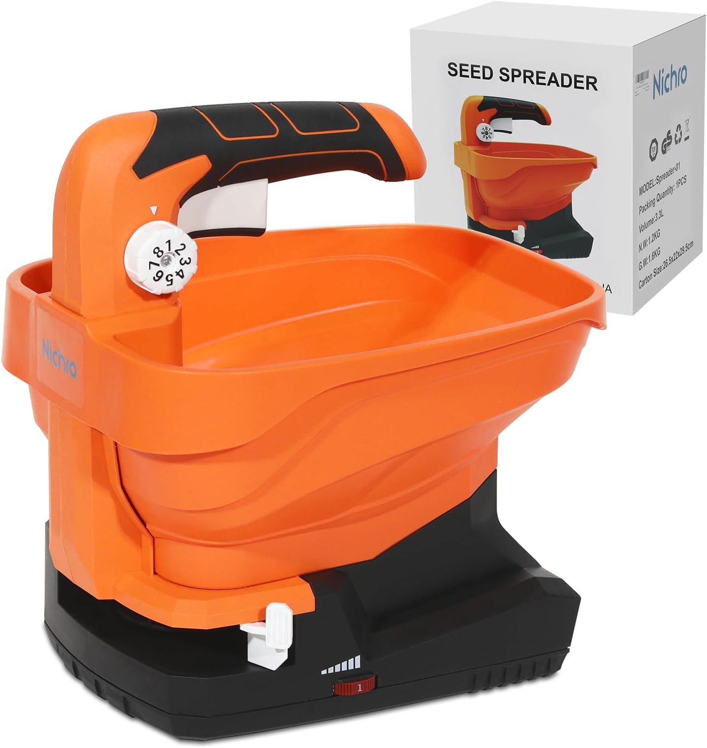 Amazon.com : WORX 20V Cordless Seed Spreader 6-Speeds 5-Ft. Max ...