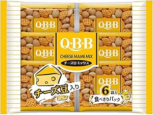 Amazon | QBB チーズ豆ミックス 6P(108g)×4袋 | QBB | おつまみ・珍味 通販