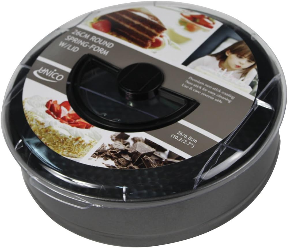 Round Spring Form With Lid 26 cm (Pack Of 8) : Amazon.co.uk: Garden