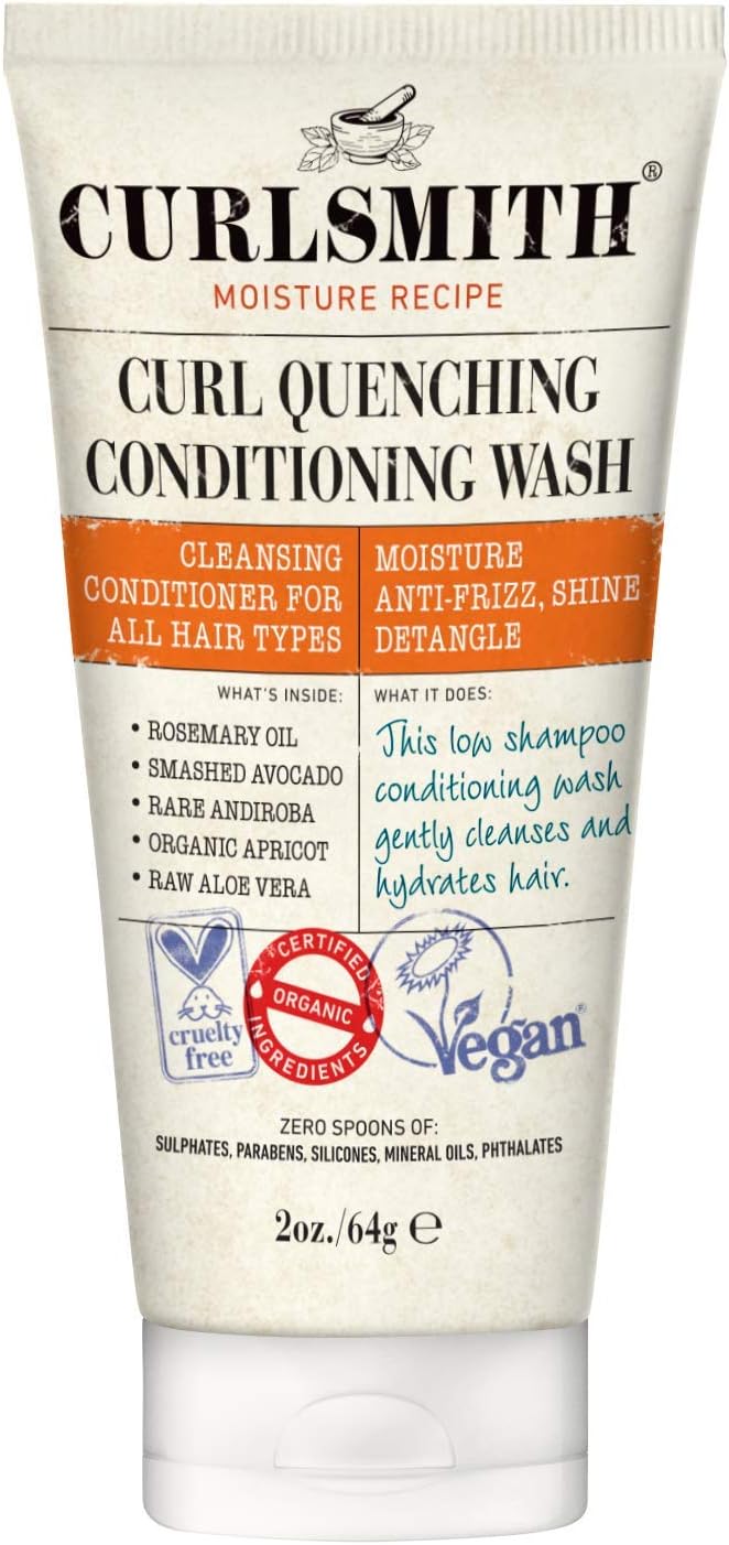 Curlsmith Curl Quenching Conditioning Wash - Vegan Cowash 2 in 1 ...