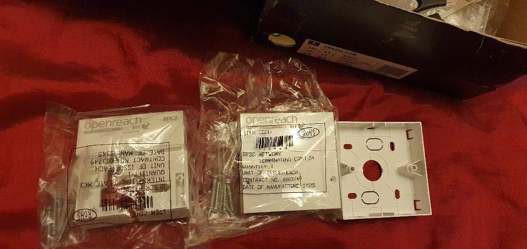 Original Genuine BT Openreach Master Sockets NTE5a+MK3 ADSL VDSL+ Box ...