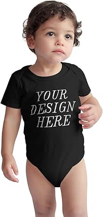 Amazon.com: Generic Custom Baby Bodysuits Your Design Here Custom ...