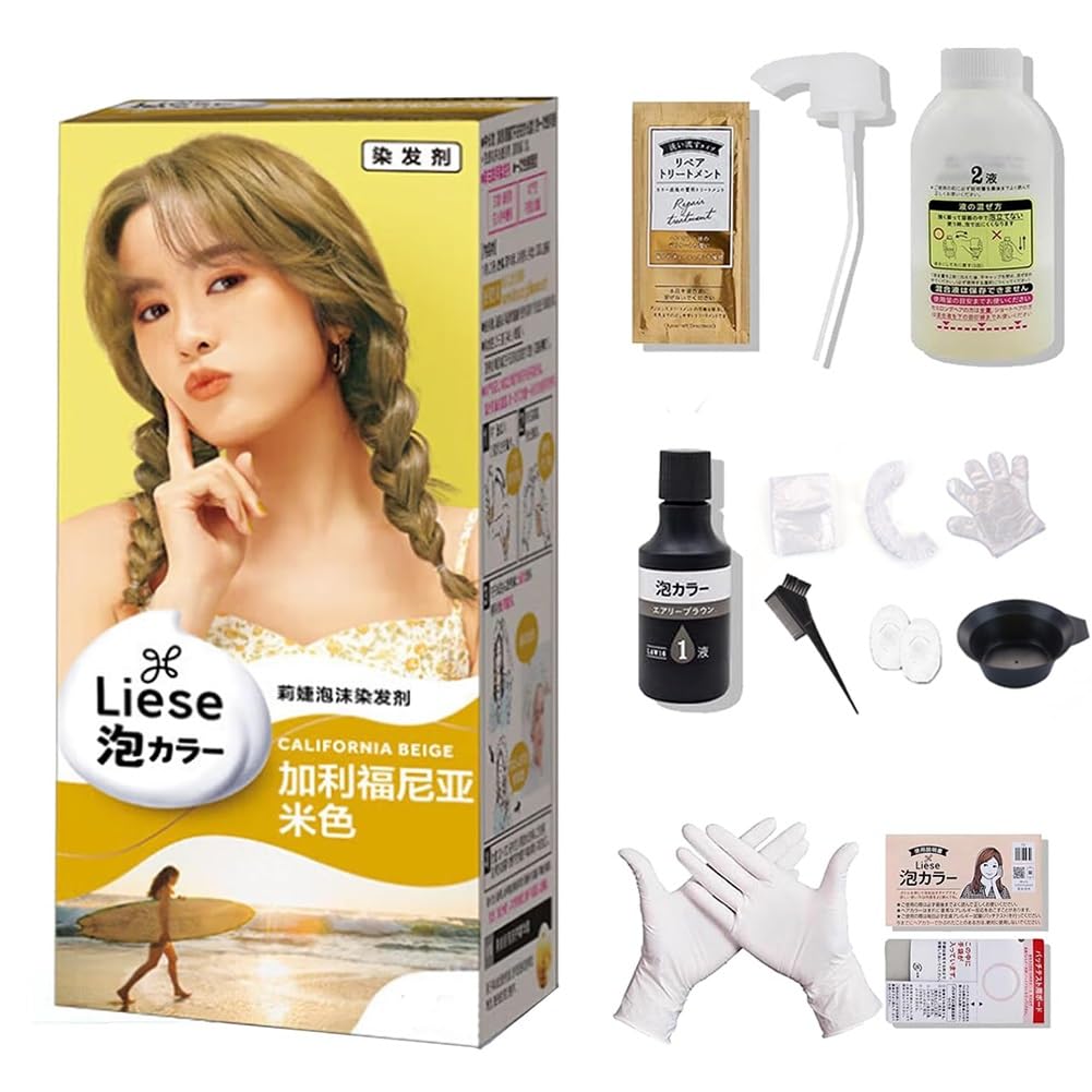 Amazon.com : Liese Hair Dye,Liese Bubble Hair Color Japanese,Tinte Para Cabello Japones,Tinte ...