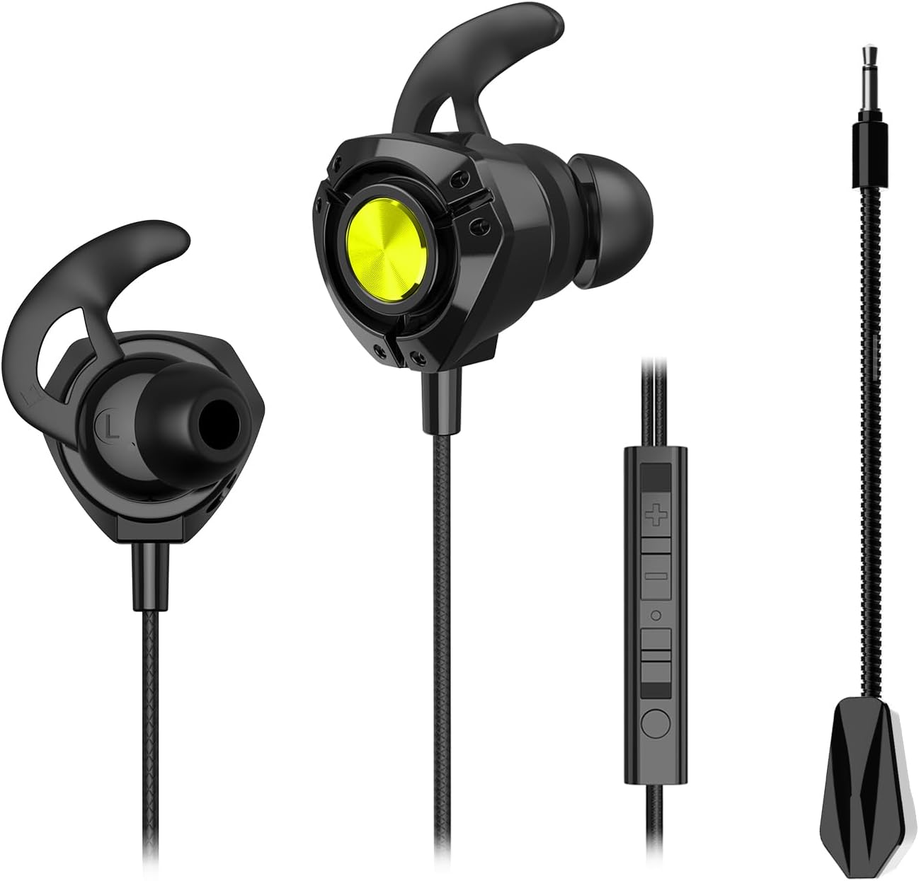 Amazon.co.jp: Inchic 【2023年日本限定】 ゲーミングイヤホン マイク付き ゲーミングいやほん イヤホンマイク 有線 マイク付きイヤホン ps4 ps5 switch ...