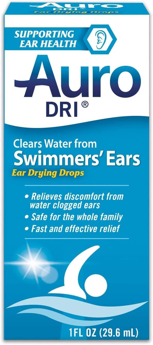 Amazon.com: Auro-Dri Ear Water-Drying Aid 1 FL OZ (Pack of 4) : Health ...