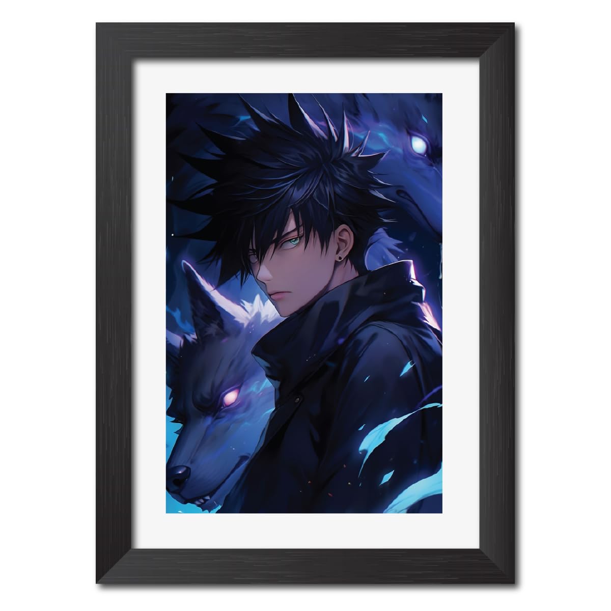 TenorArts Megumi Fushiguro Framed Poster Jujutsu Kaisen Anime Posters ...