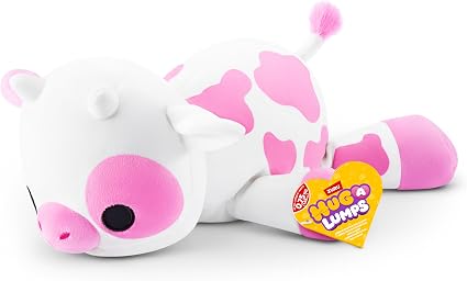 Amazon.com: Hug-A-Lumps Cow Clover by ZURU, Small, 1.65 lbs, Cuddly ...