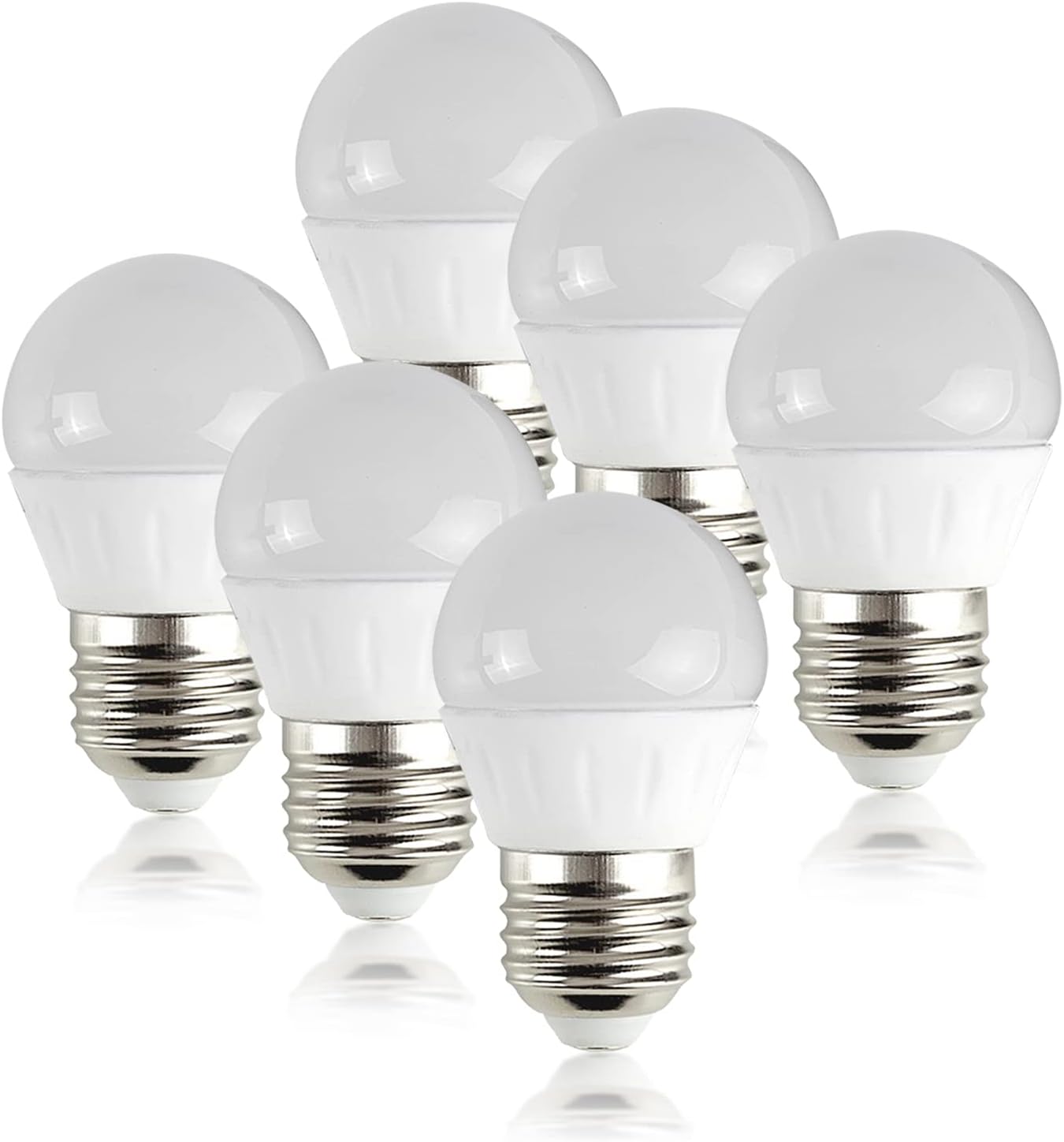 MiniSun | 4W LED ES E27 Golfball Energy Saving Long Life Light Bulbs ...