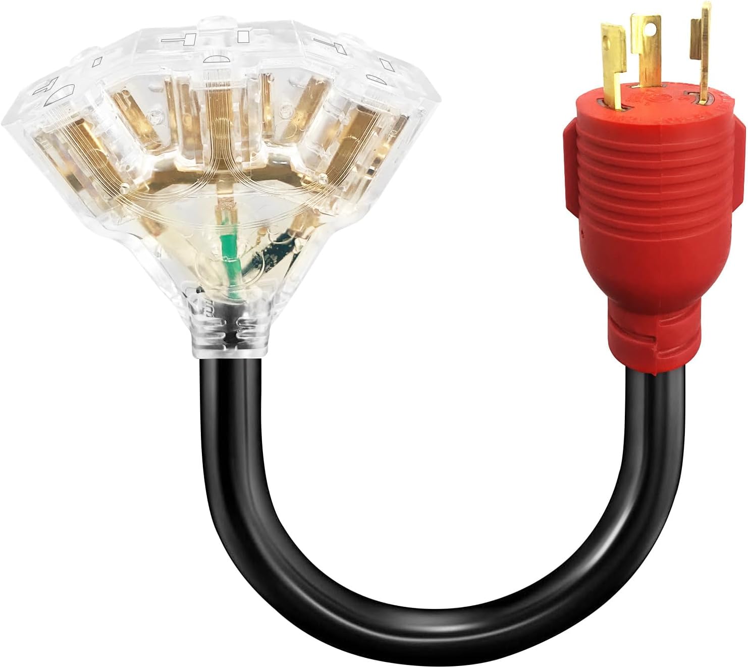 Amazon.com: Nema 5-15P Male L14-30R Female Power Adapter Cord,Household ...