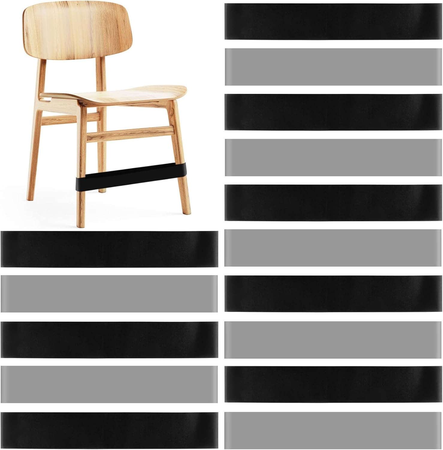 Amazon.com : PLULON 15 Pack Chair Bands for Kids with Fidgety Feet ...