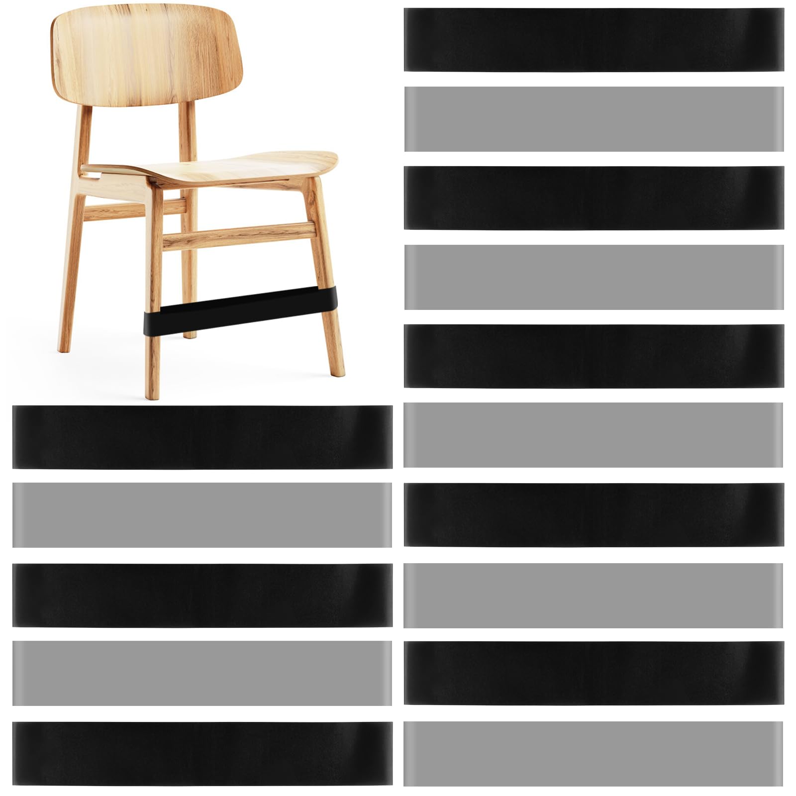 Snapklik.com : PLULON 15 Pack Chair Bands For Kids