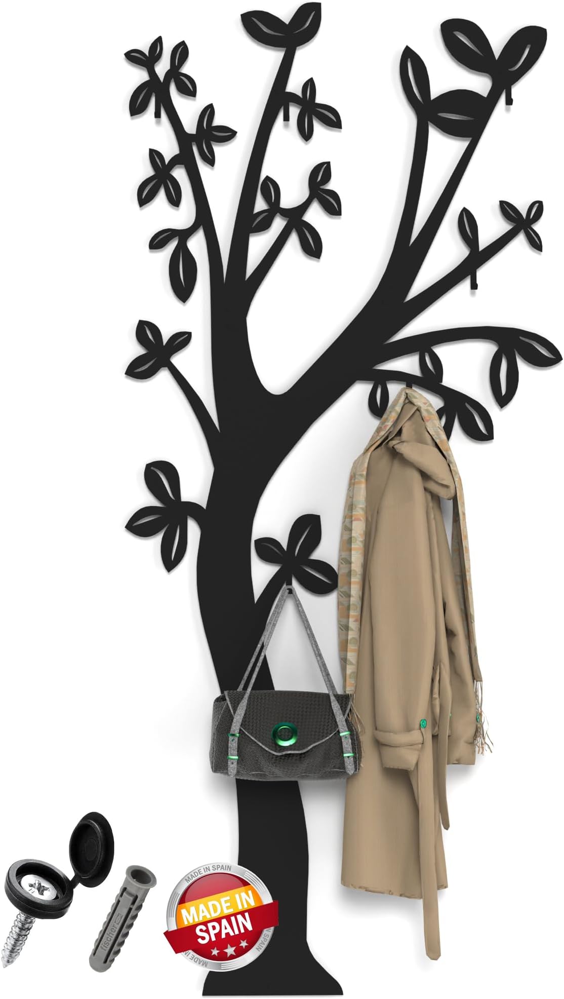 Porte manteau mural design moderne fixation murale | portemanteaux pour ...