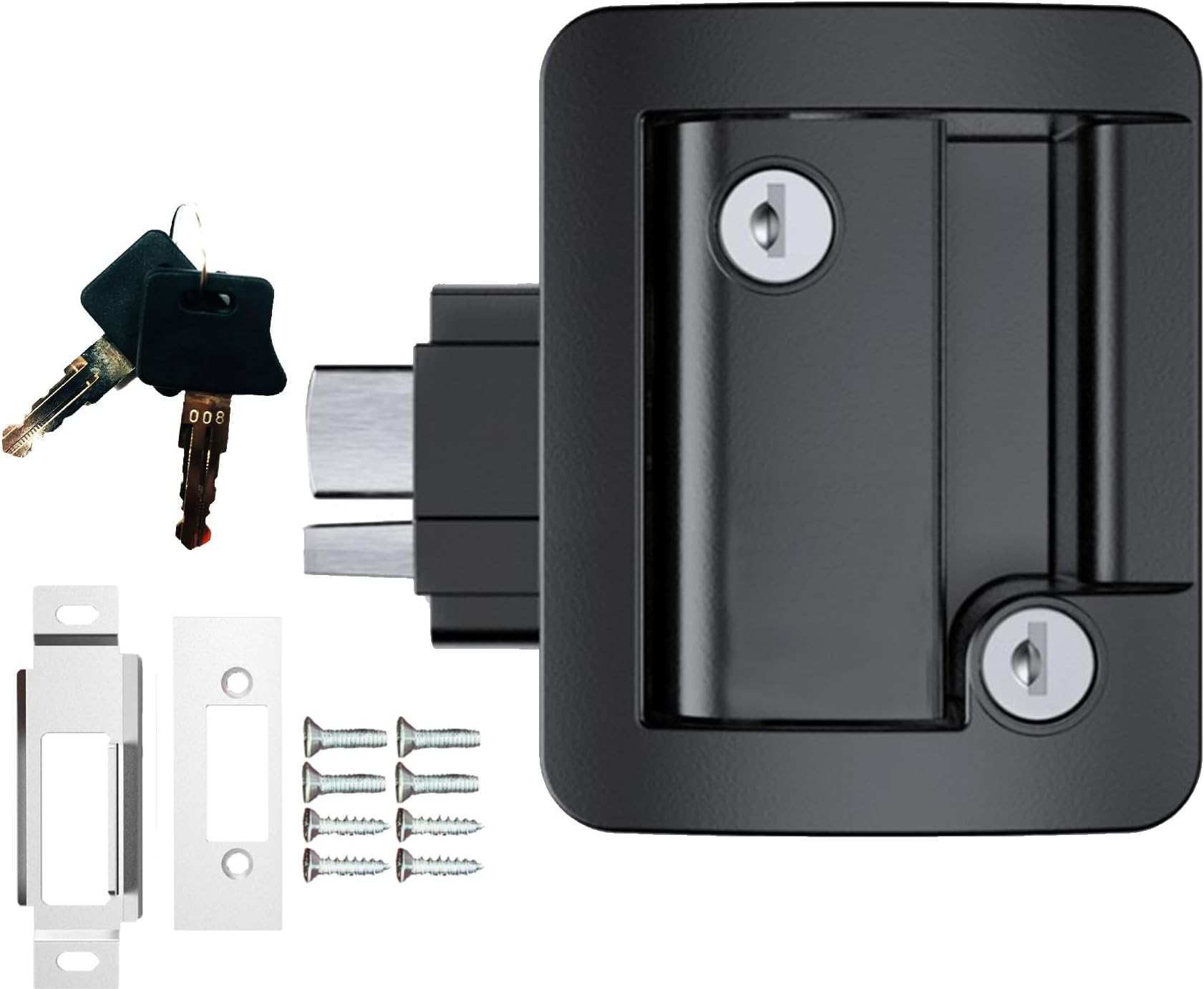 Amazon.com: RV Master- Black RV Door Lock Replacement, RV Door Locks ...