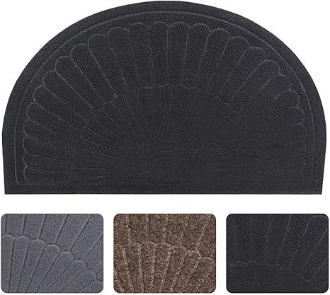 Amazon.com: Morning View Half Circle Doormat Indoor Half Round Door ...