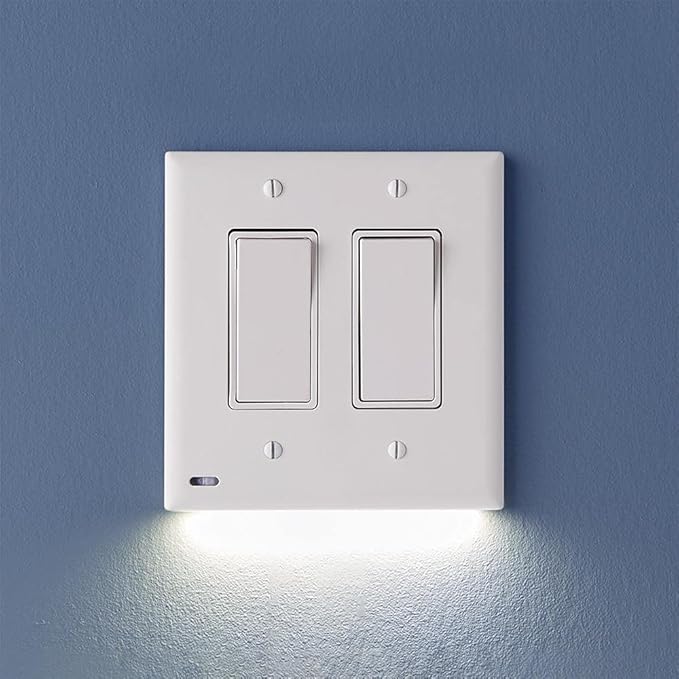 Single - SnapPower SwitchLight [for Double-Gang Light Switches] - Light ...