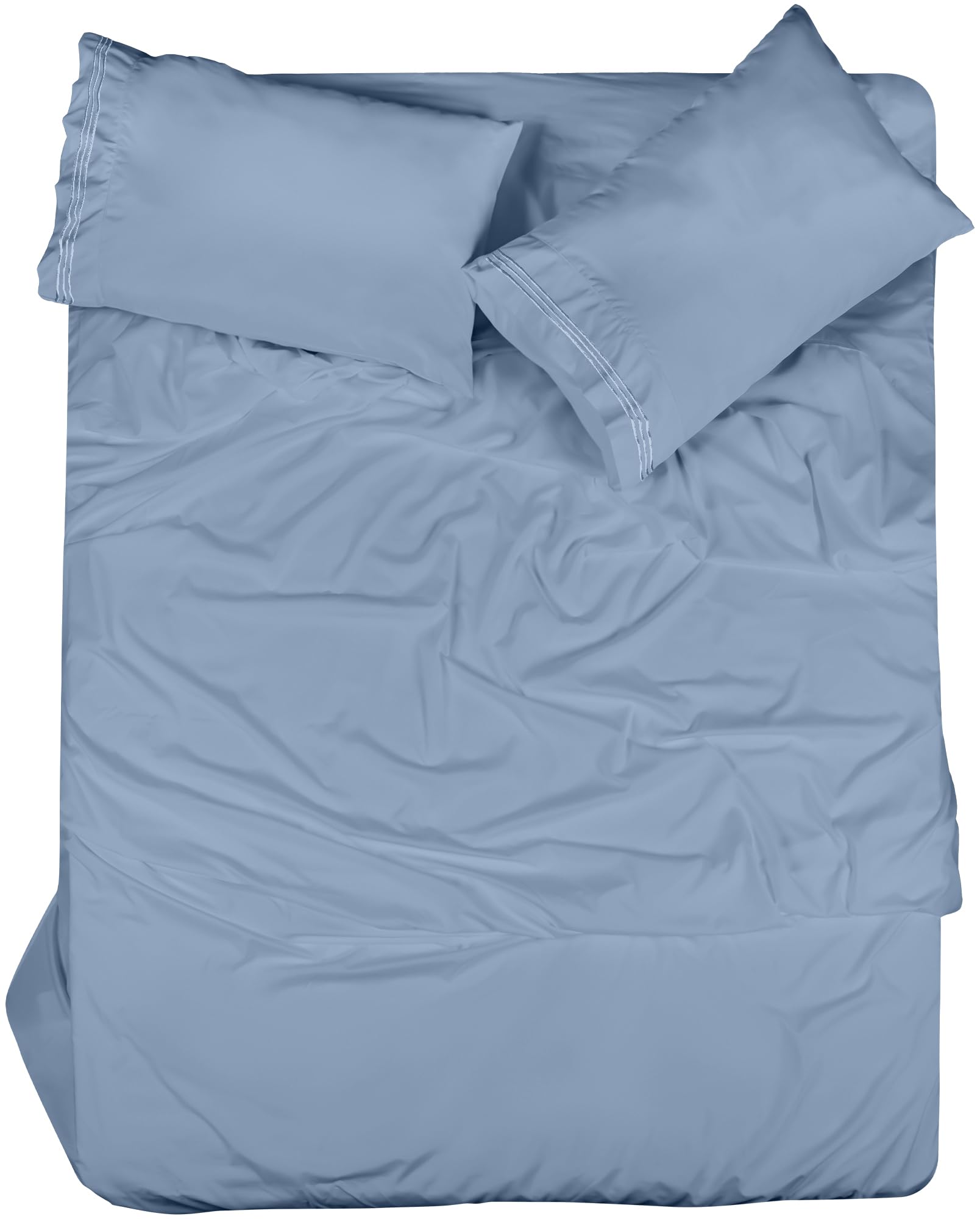 Amazon.com: ROYALE LINENS 4 Piece Full Sheets Set - Soft Brushed 1800 ...