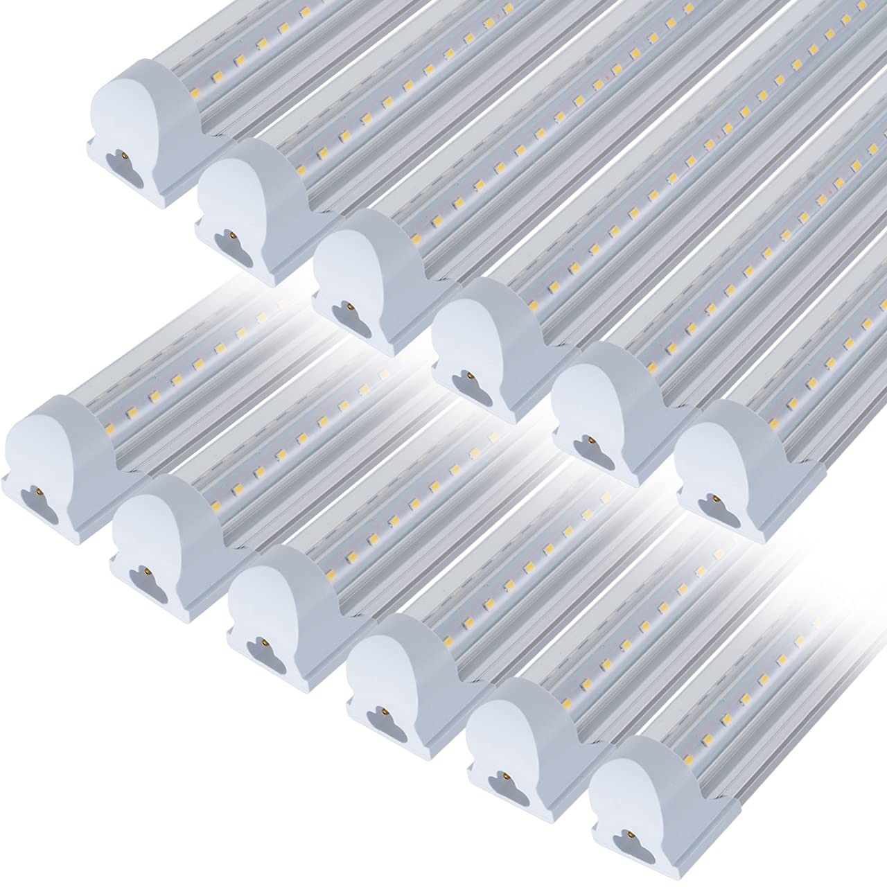 12 Pack T8 Led 5ft 48w Integrated V Shaped Led | Desertcart UAE