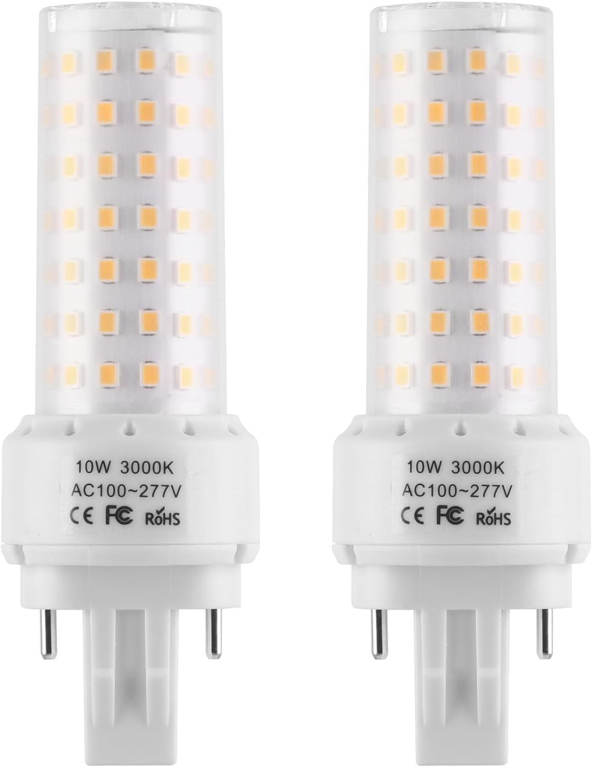 ULIKELED 2 Pack 7W 2 Pin GX23 LED Horizontal PL Light Bulb, 13W CFL ...