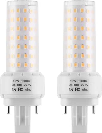 Lidesheng GX23-2 Base LED Light Bulb Plug and Play,3000K Warm White ...