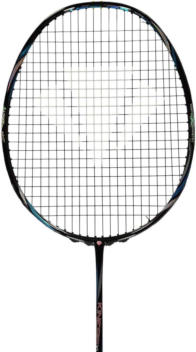 Carlton Unisex Kinetic X1 Badminton Racket Graphite Black/Blue One Size ...