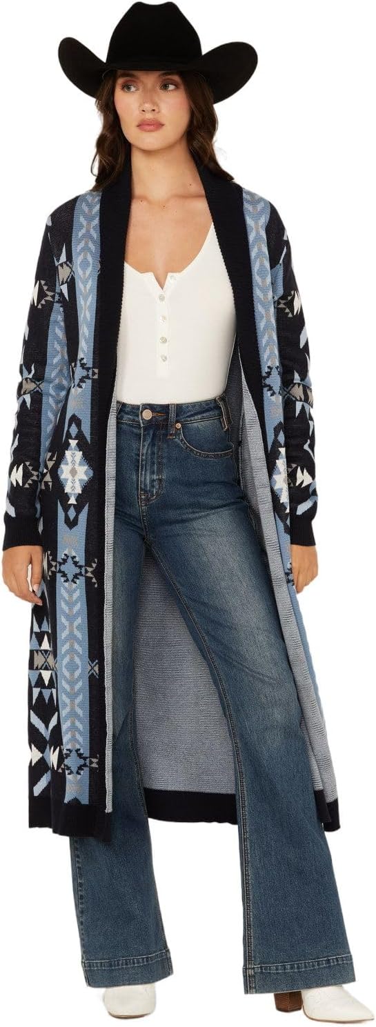 Panhandle Women's Southwestern Print Long Sleeve Duster - LW95T04651 US ...