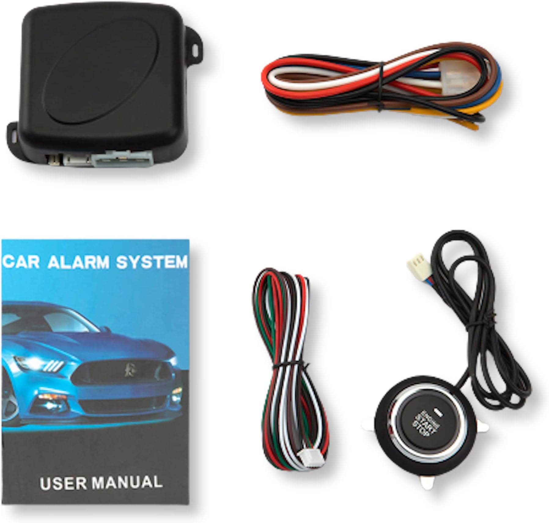 Amazon.co.jp: EASYGUARD Ec003 スマートキー Pke パッシブ キーレス エントリー車の警報 システム プッシュ スタート ボタン リモート エンジン スタート ...