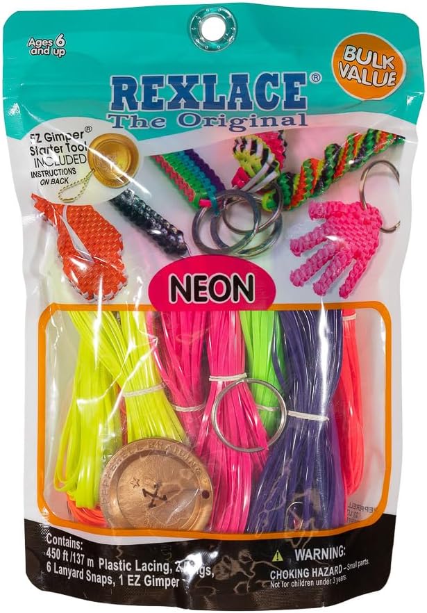 Amazon.com: Pepperell Rexlace Cord 450 FT 2 Rings 6 Lanyard Snaps EZ ...