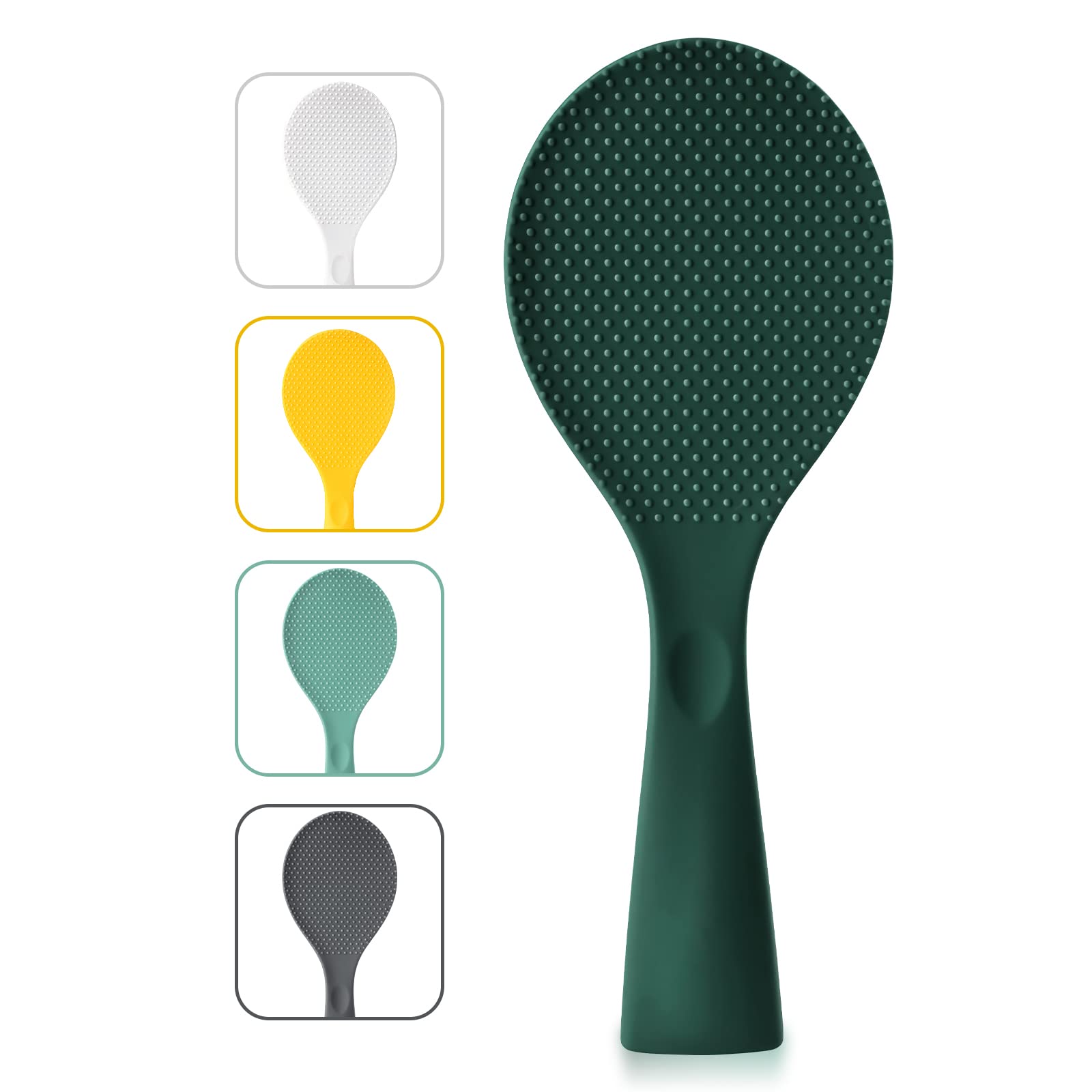 Amazon.com | FireKylin Rice Paddle, Silicone Standing Rice Spatula with ...