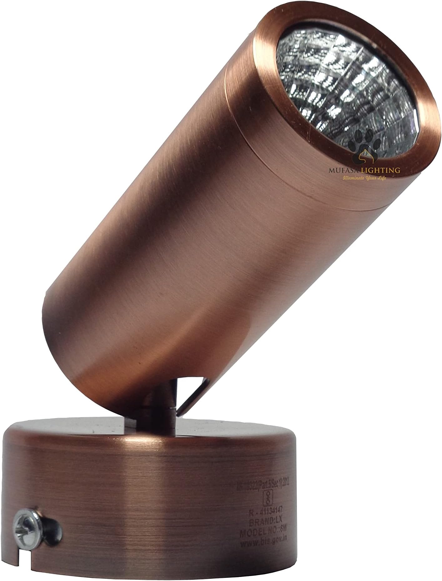 CITRA 10W LED Antique Copper Gold Focus Spot Ceiling Wall Light - Warm ...