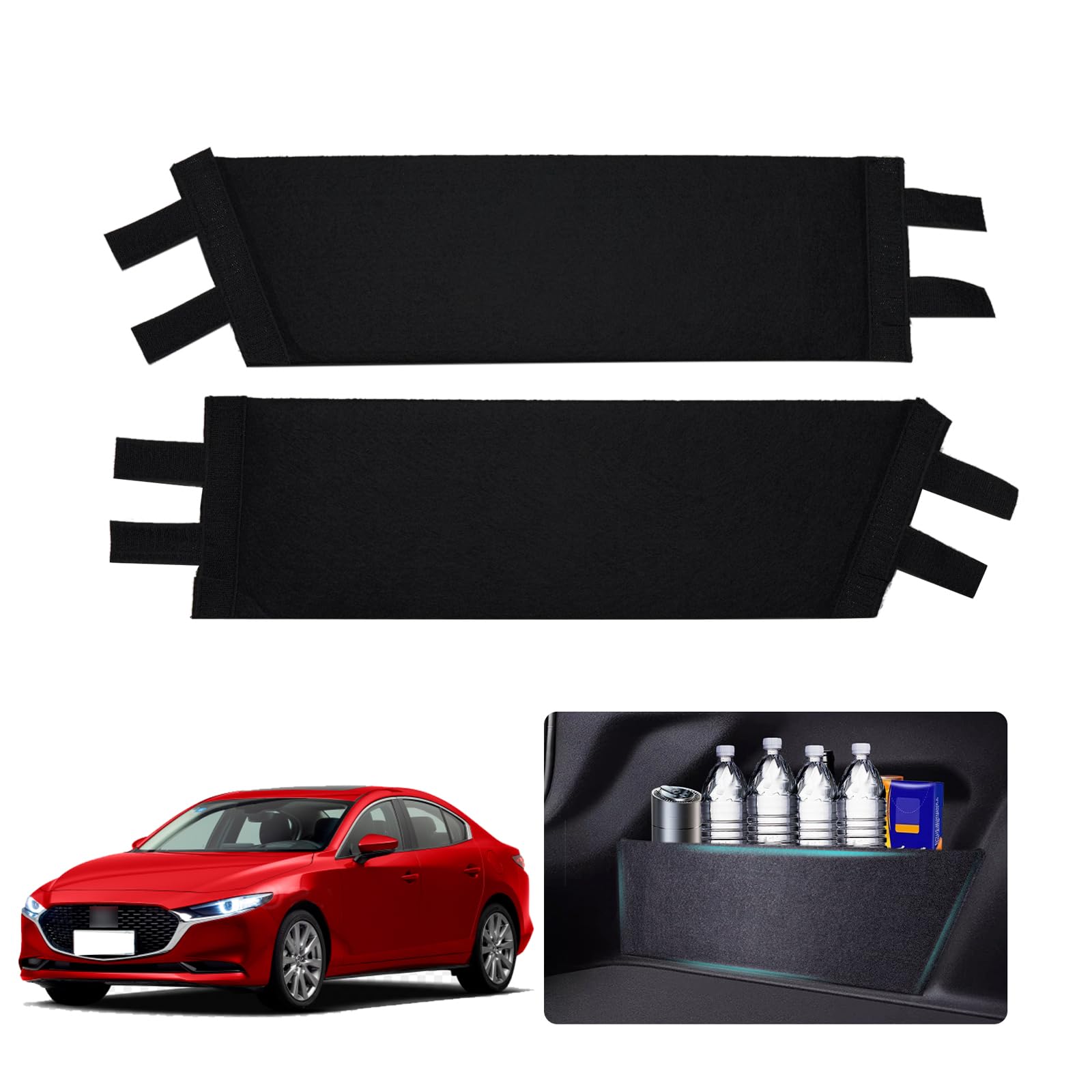 Amazon.com: Frencstr Rear Trunk Organizer Side Divider Sticker fit for ...